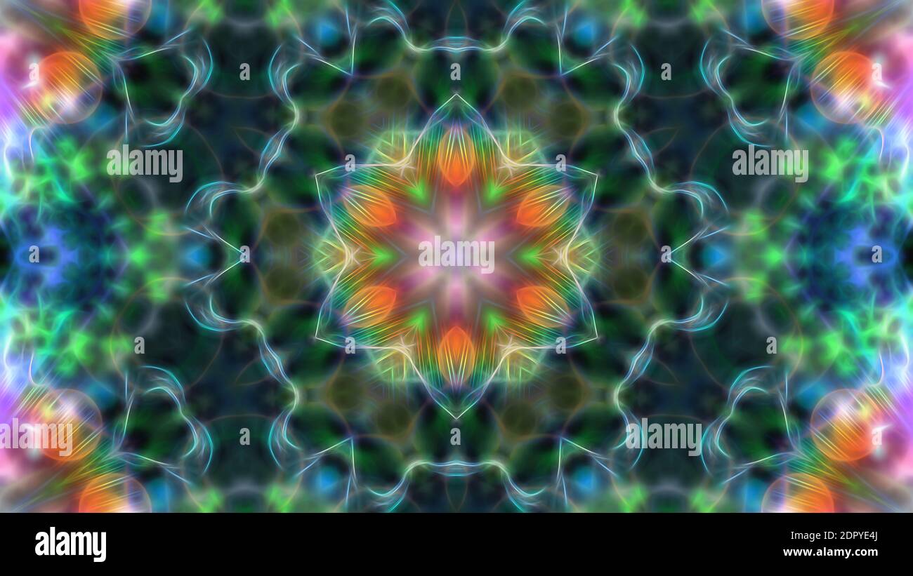 Abstract fractal symmetrical background. Wallpaper, computer graphics ...