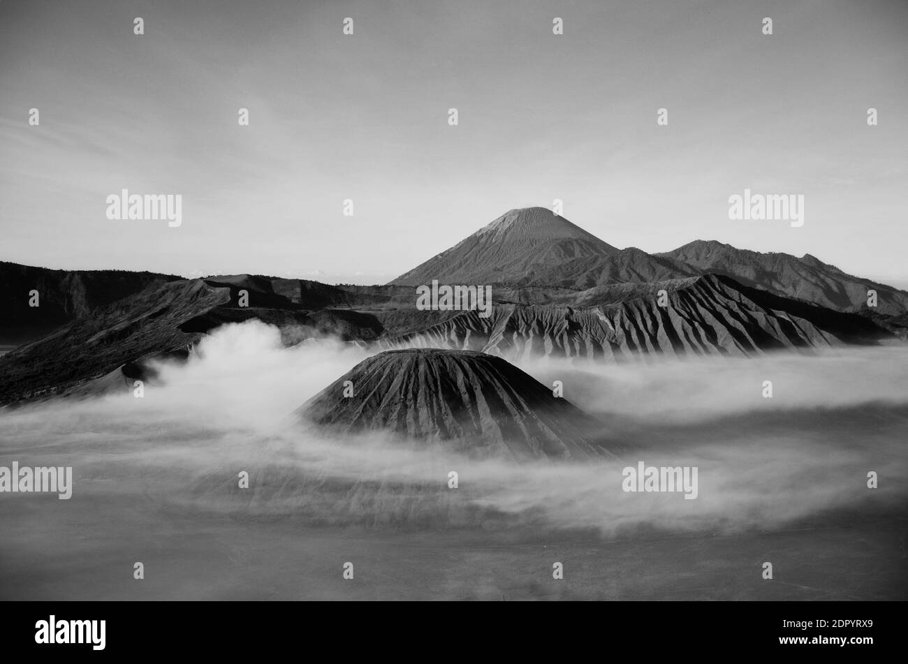 Active volcano Black and White Stock Photos & Images - Alamy