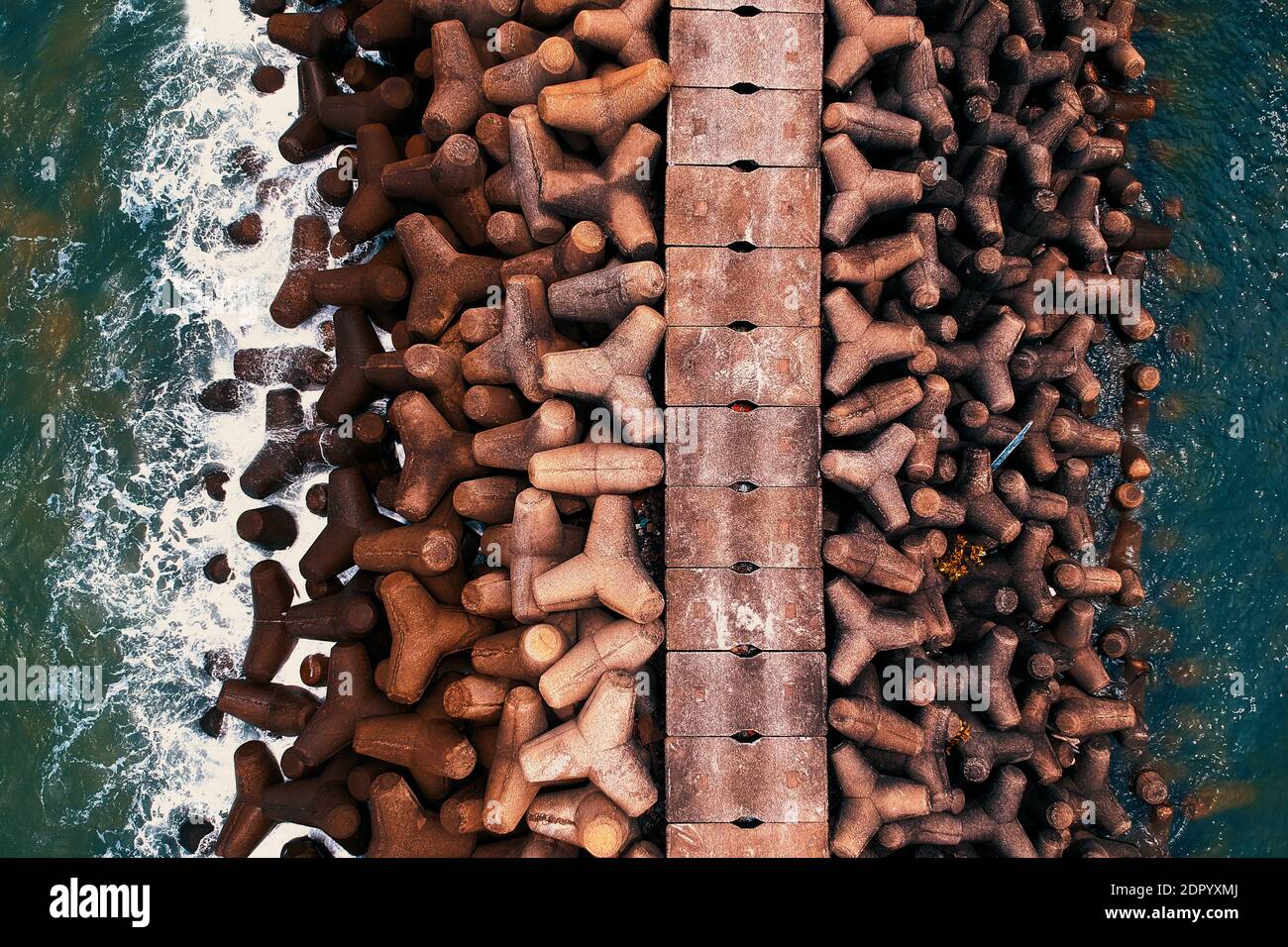 Groyne aerial hi-res stock photography and images - Alamy
