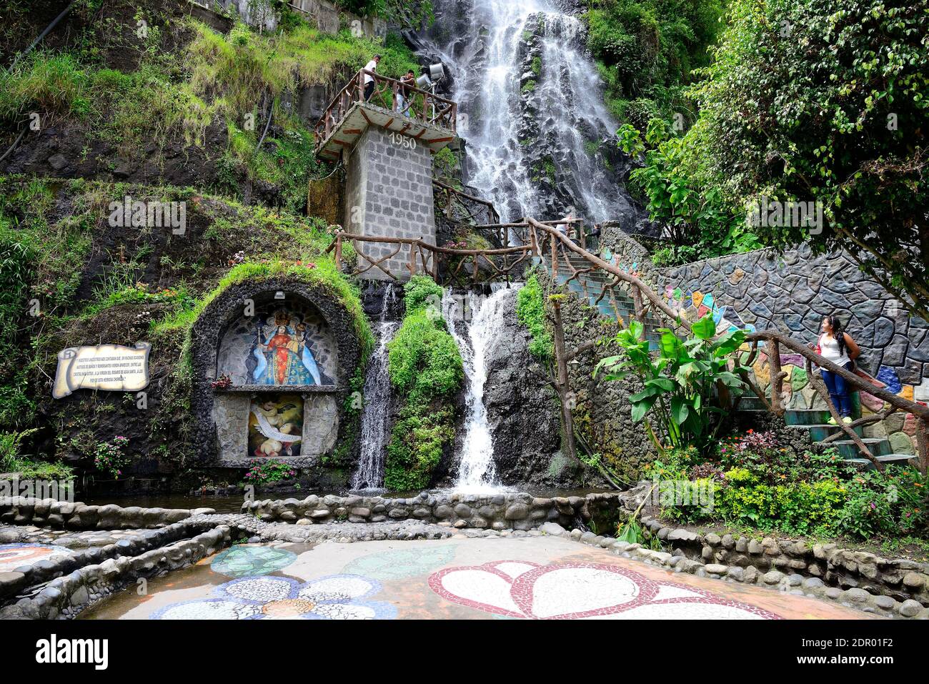 Shrine of the Holy Mary, Virgen del Rosario de Agua Santa at the ...
