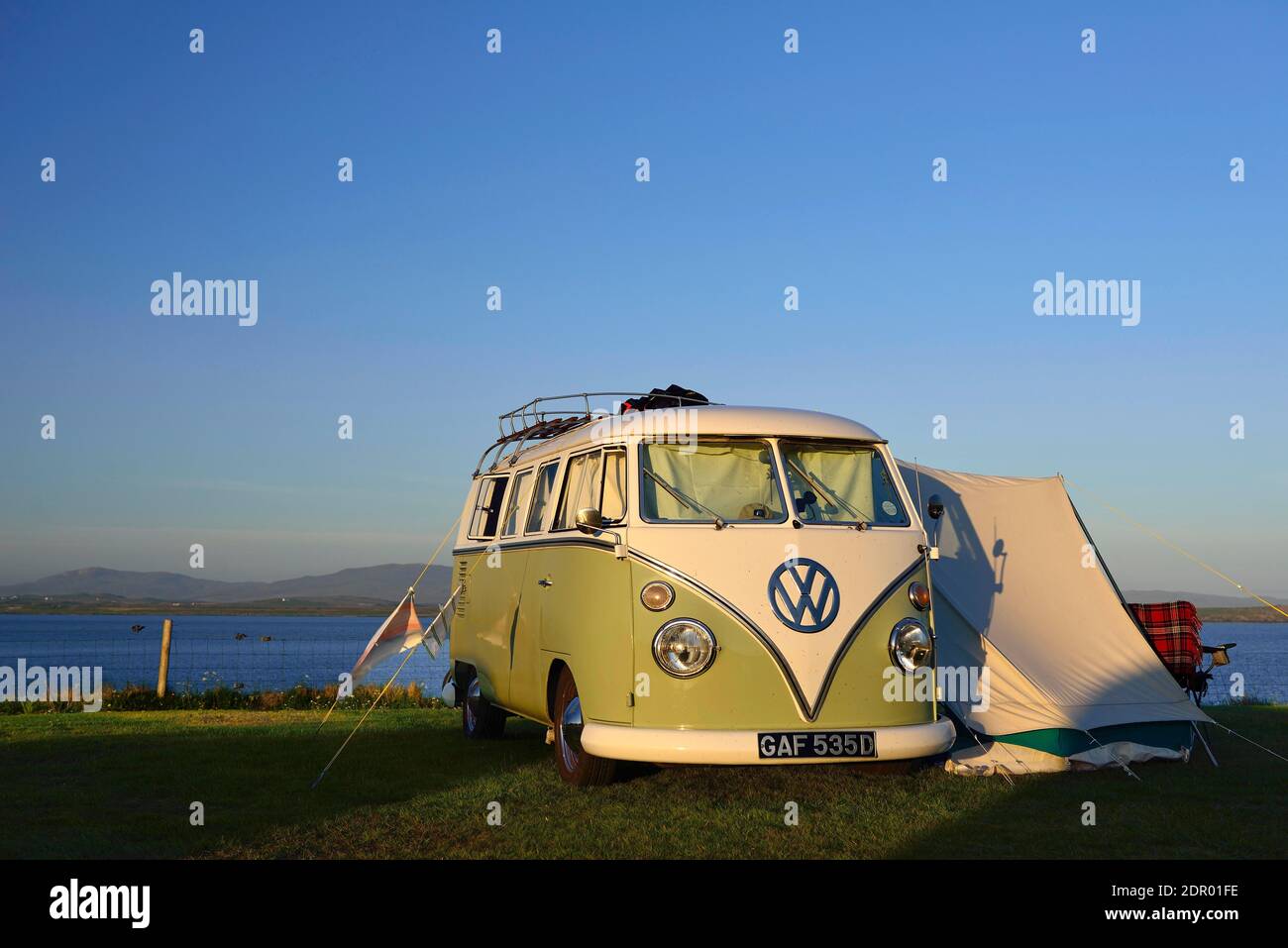 Camping Bus VW Bulli T1, Port Mor Camping, Port Charlotte, Islay, Inner ...