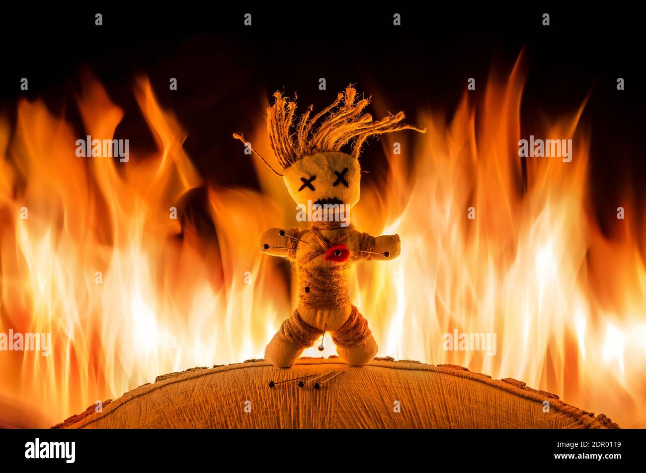 Voodoo doll burning hi-res stock photography and images - Alamy