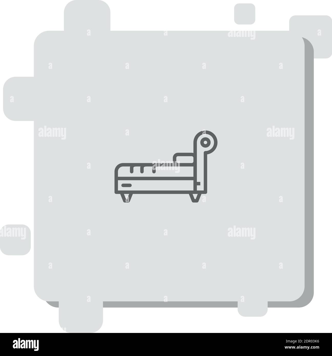 bed vector icon modern simple vector illustration Stock Vector Image ...