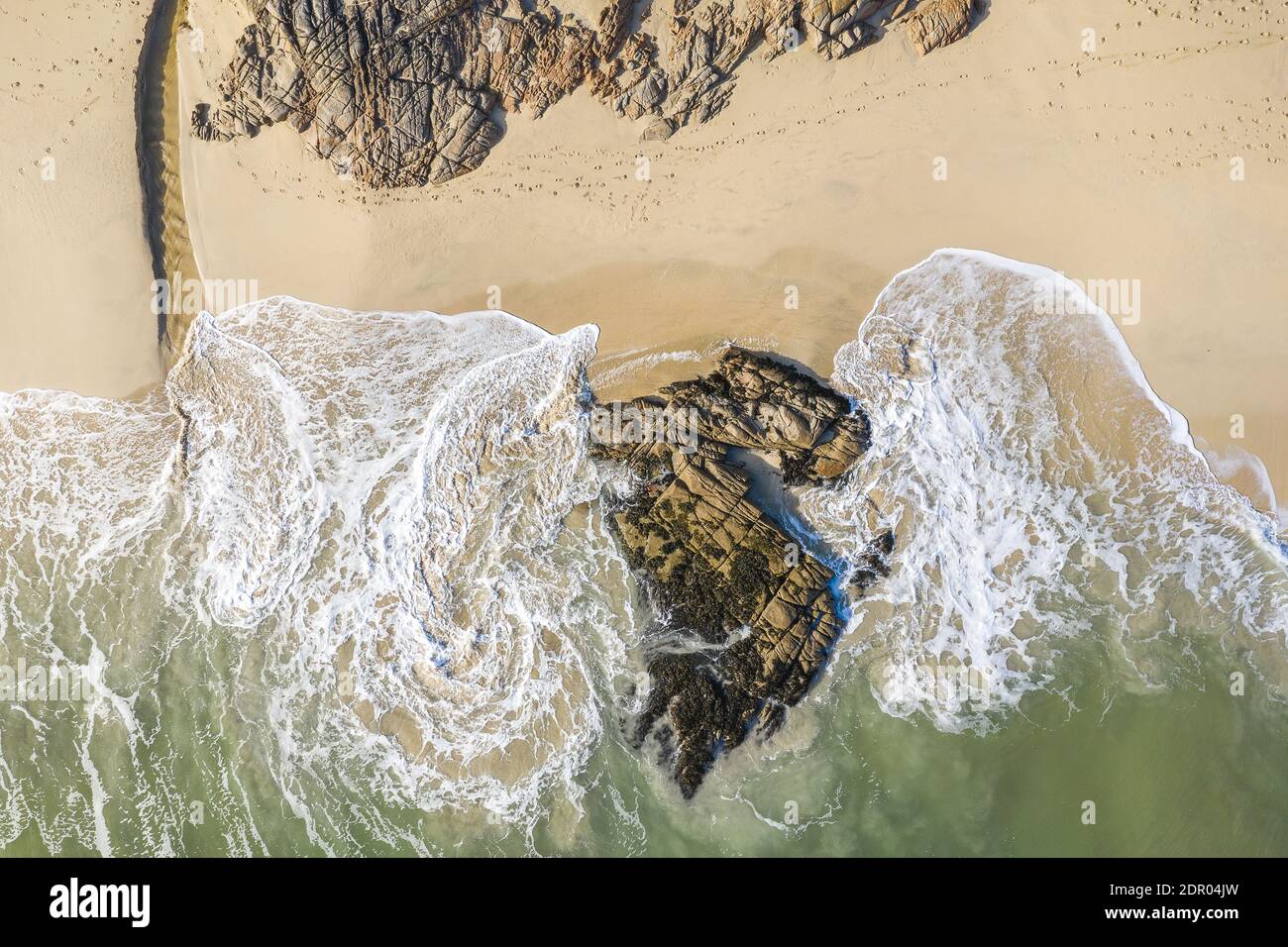 Aerial View Of Beach Stock Photo - Alamy