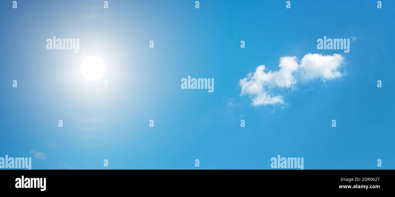 Backdrop sunny sky hi-res stock photography and images - Alamy