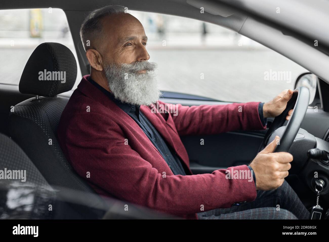 Old man luxury car hi-res stock photography and images - Alamy