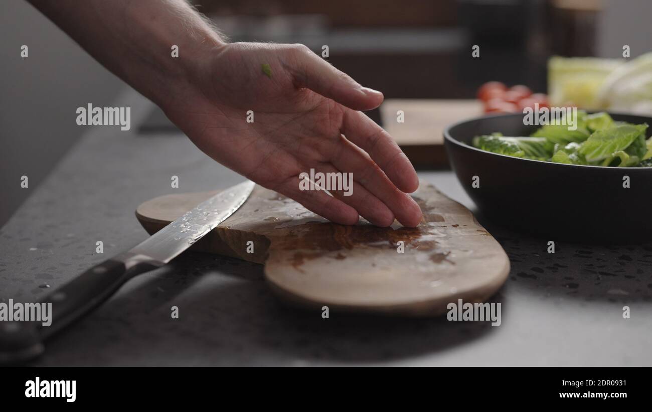 Chef touching food hi-res stock photography and images - Alamy