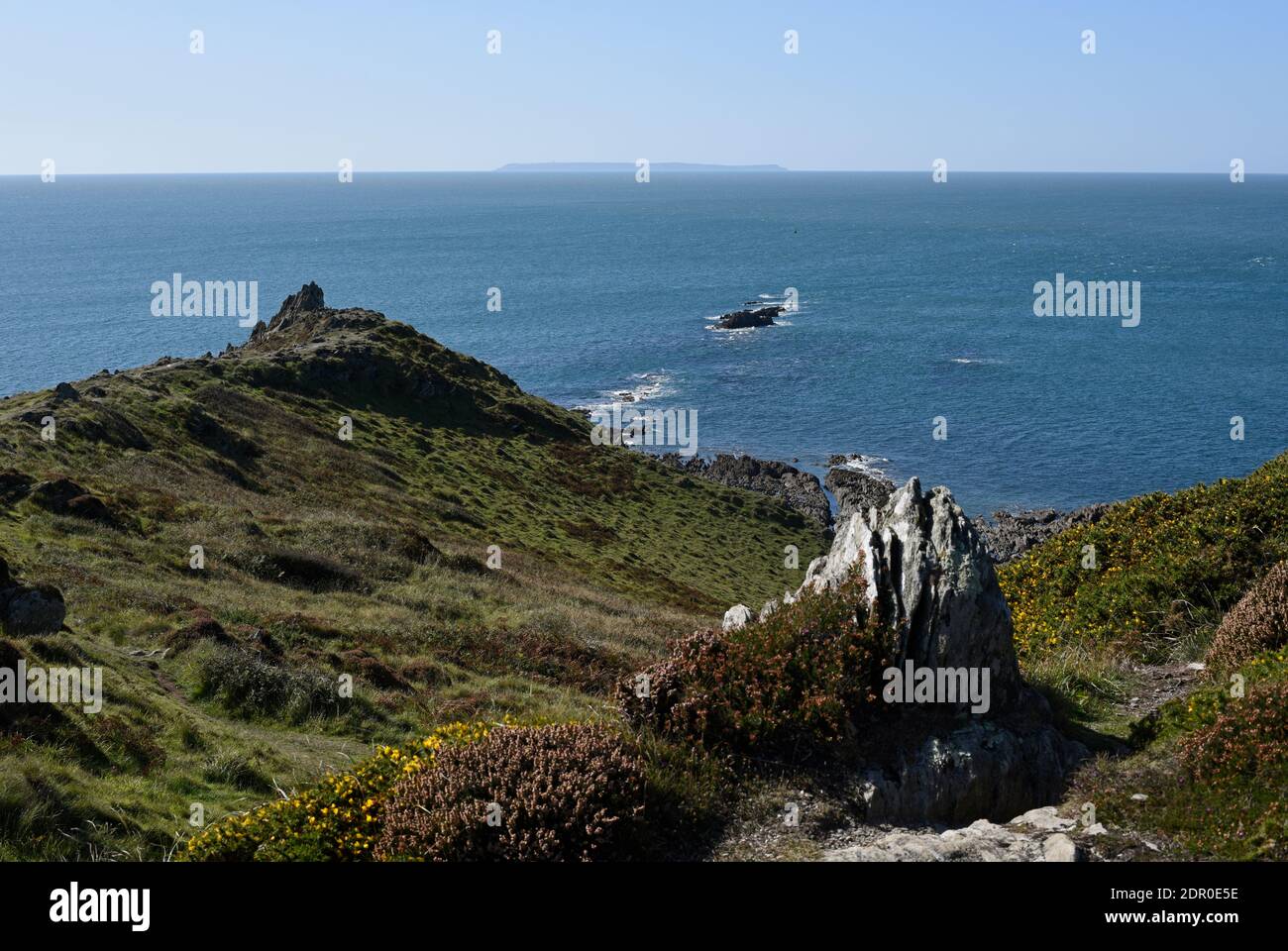 Approaching Morte Point, Morthoe, North Devon, England Stock Photo - Alamy