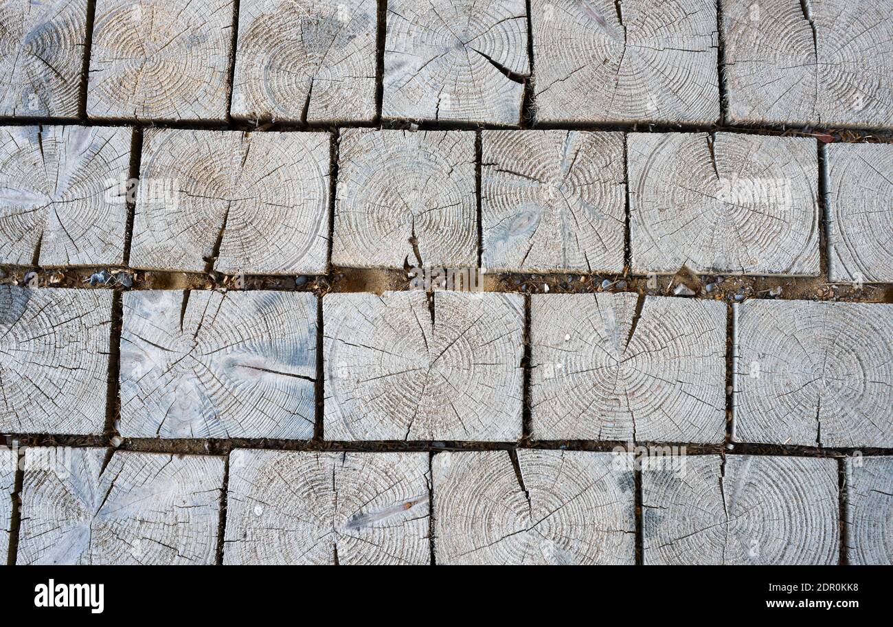Wooden cube floor texture Stock Photo - Alamy
