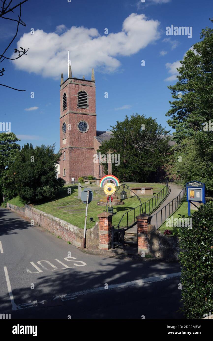 Goostrey village church Stock Photo - Alamy