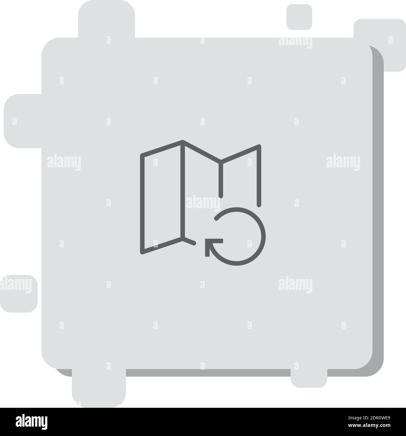 map vector icon modern simple vector illustration Stock Vector Image ...