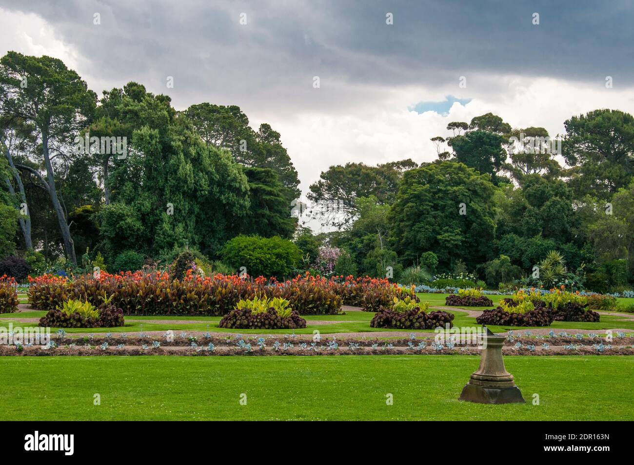 Formal gardens of the Werribee Park estate, Melbourne Stock Photo - Alamy