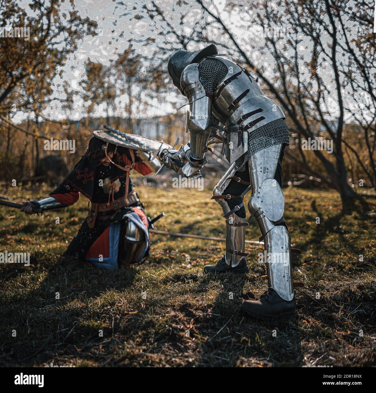 Warriors Fighting High Resolution Stock Photography and Images - Alamy