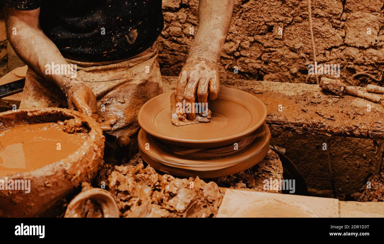 Man Working In Mud Stock Photo - Alamy