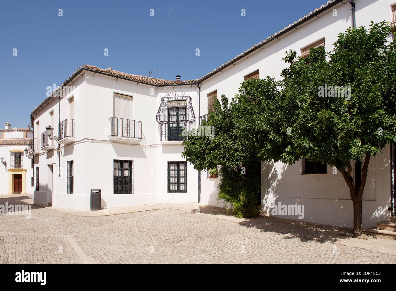 Traditional Street in Ronda, Spain Stock Photo - Alamy