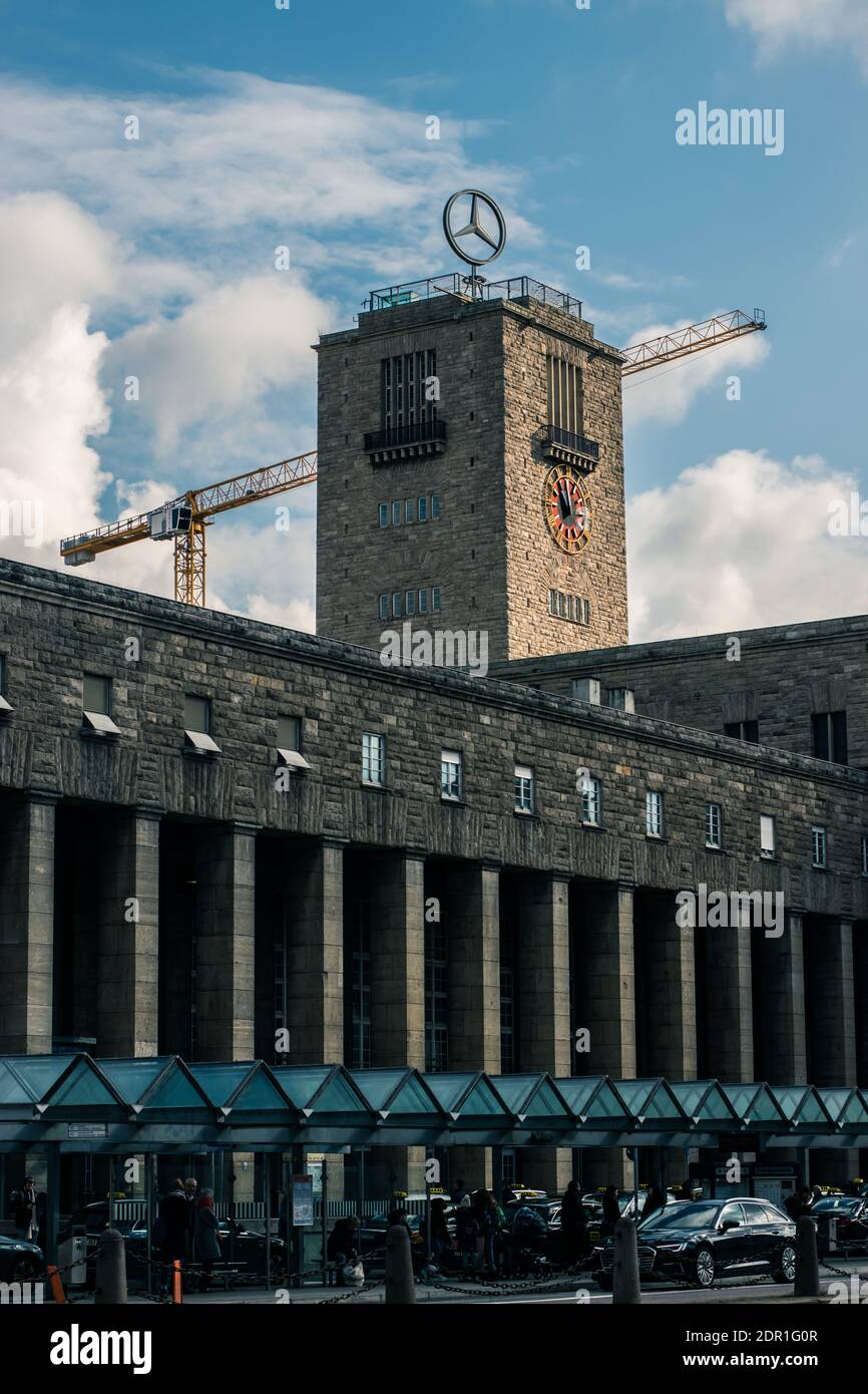 March 07, 2020 Stuttgart, Germany - Central Railway station ...