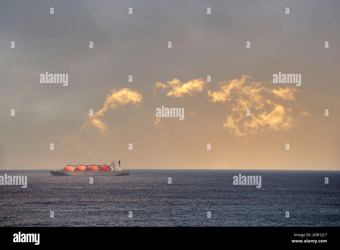 Liquid natural gas tanker Ship, Bilbao Port, El Abra, Biscay, Basque Country, Spain, Europe ...