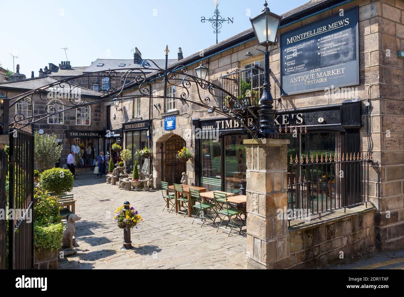 Montpellier quarter in summer harrogate hi-res stock photography and ...