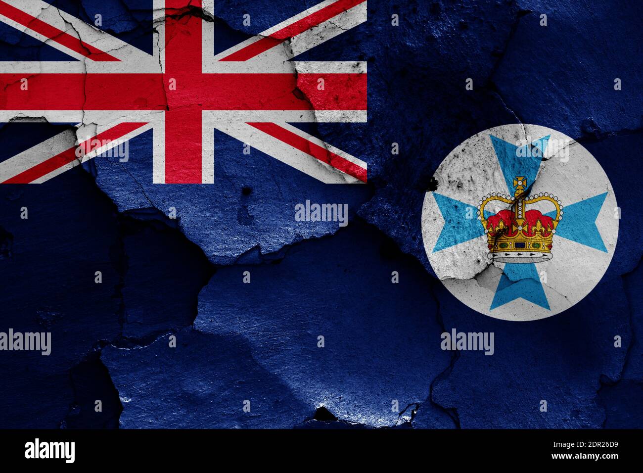 Queensland flag hi-res stock photography and images - Alamy