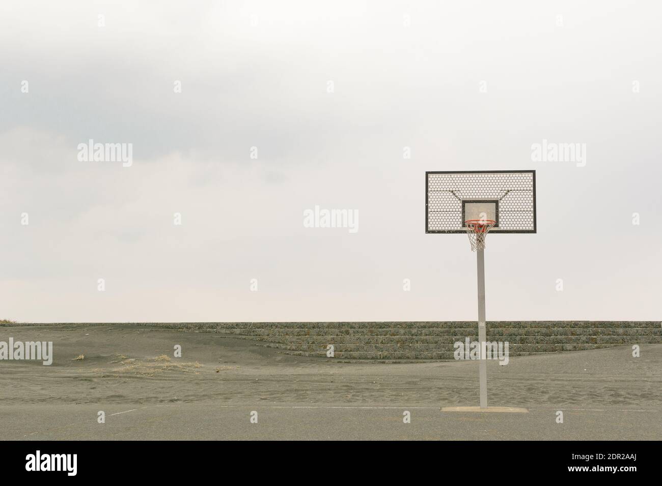 Basketball court on the beach hi-res stock photography and images - Alamy