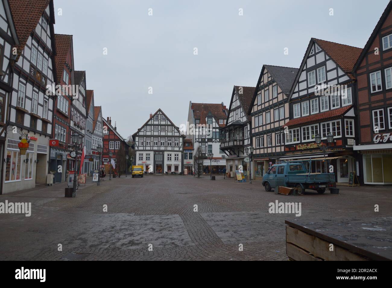 Houses on the market square In Rinteln, Germany Stock Photo - Alamy