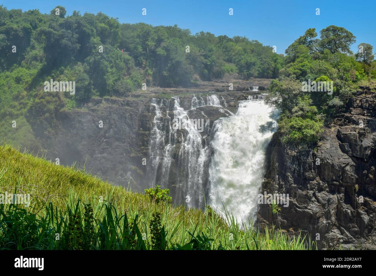 Scenic view of Victoria Falls, Zimbabwe Stock Photo - Alamy