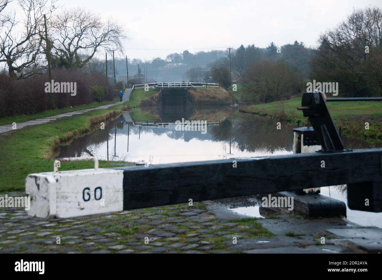 Around the UK - Lock Gate no. 60. Leeds to Liverpool Canal near ...