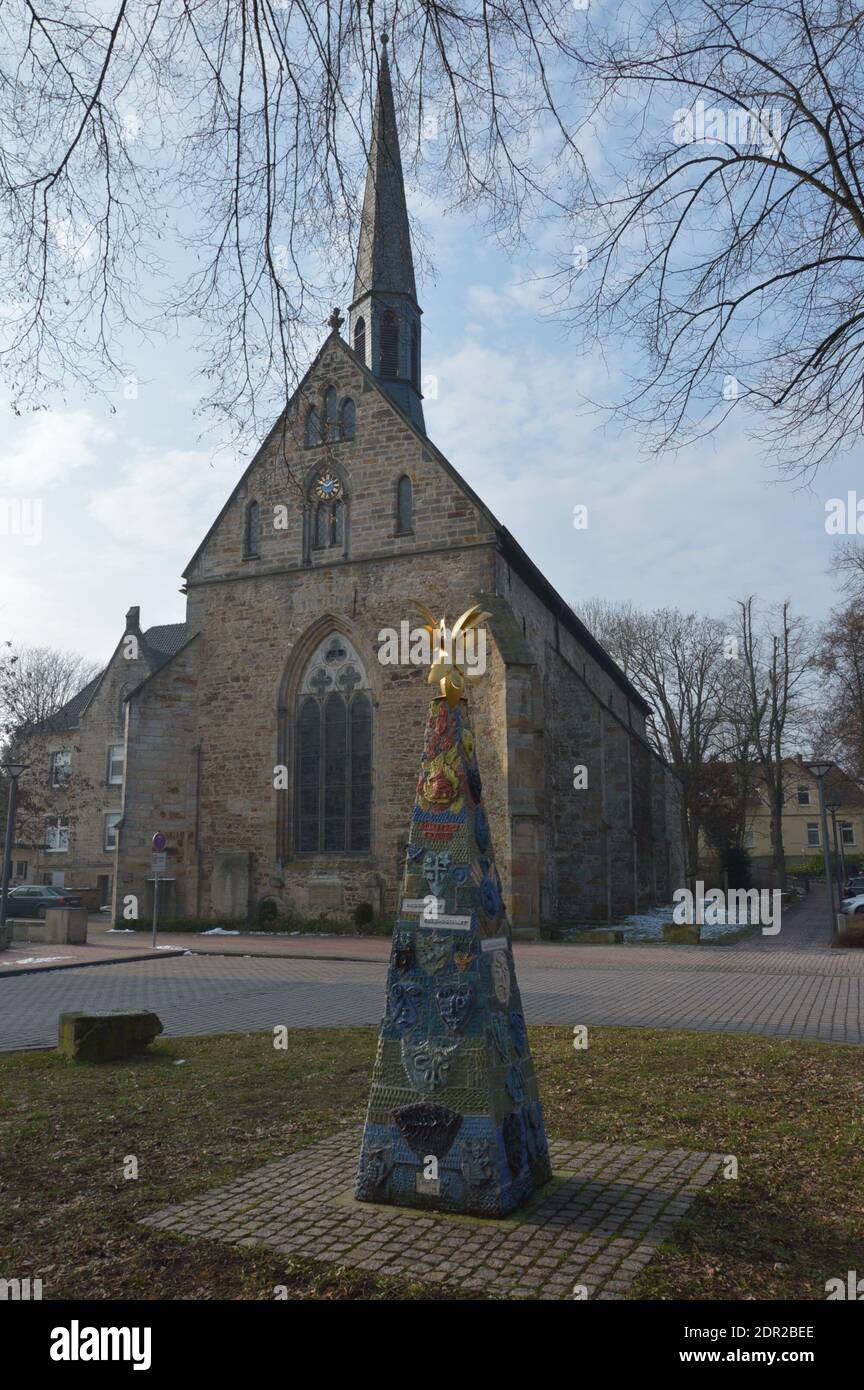 Church in Rinteln, Germany Stock Photo - Alamy