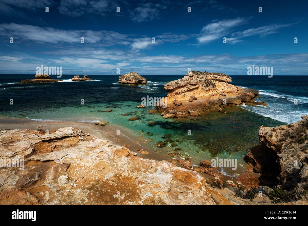 Bay of Islands in Mornington Peninsula National Park Stock Photo - Alamy