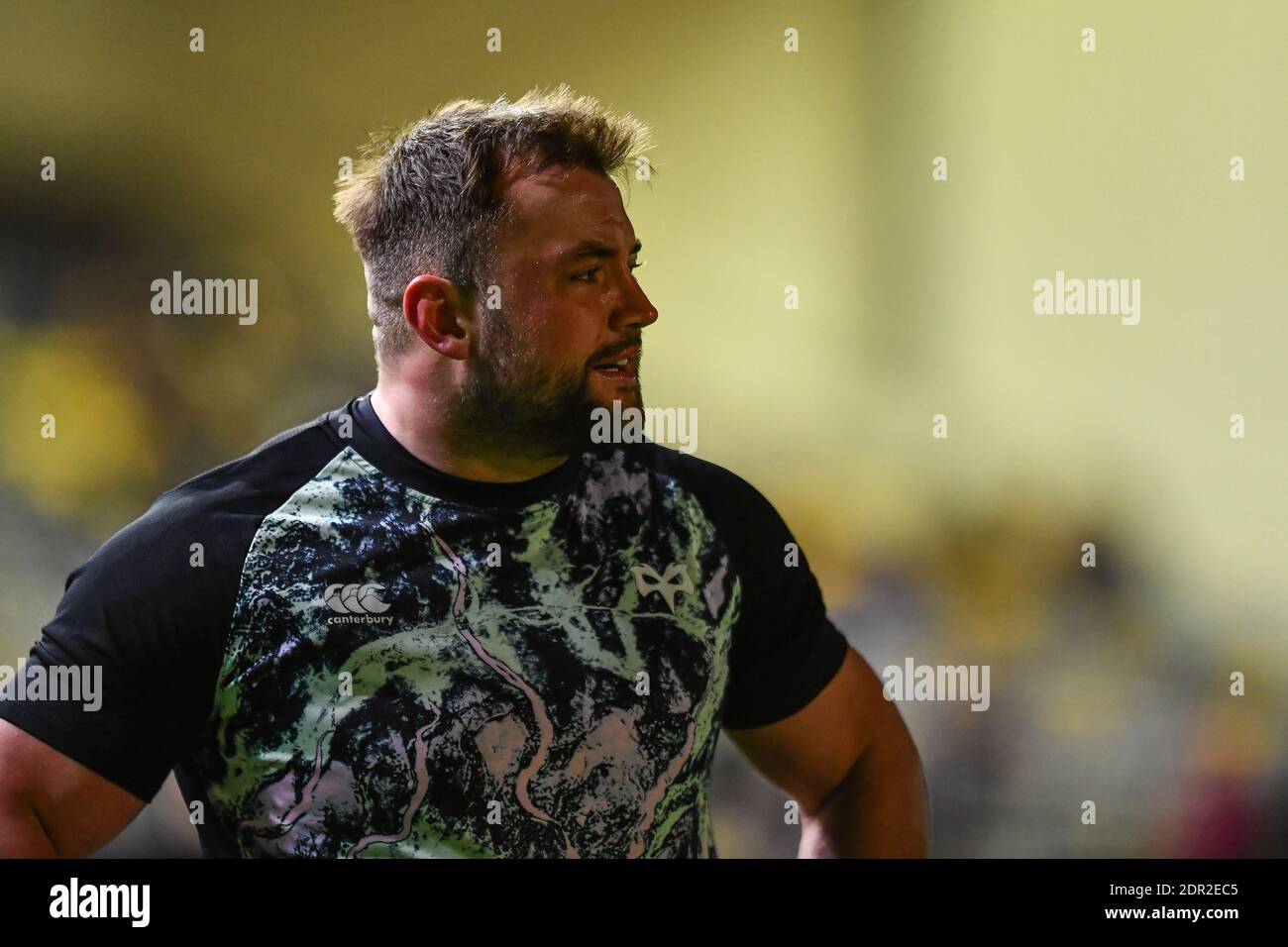 Sam Parry of Ospreys during pre match warm up Stock Photo - Alamy