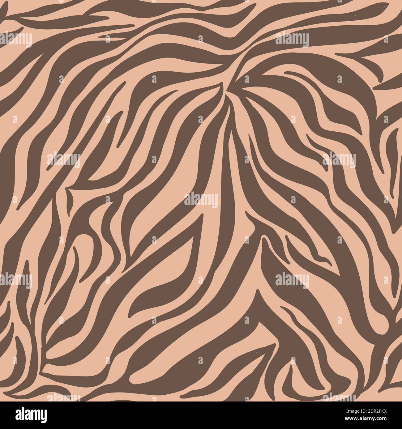 Animal prints vector seamless pattern. Tiger color. Skin pattern of a ...