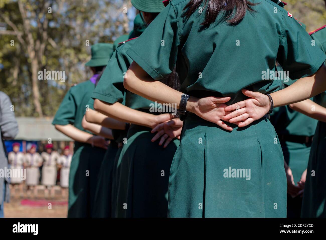 Uniform Group Back View High Resolution Stock Photography and Images ...