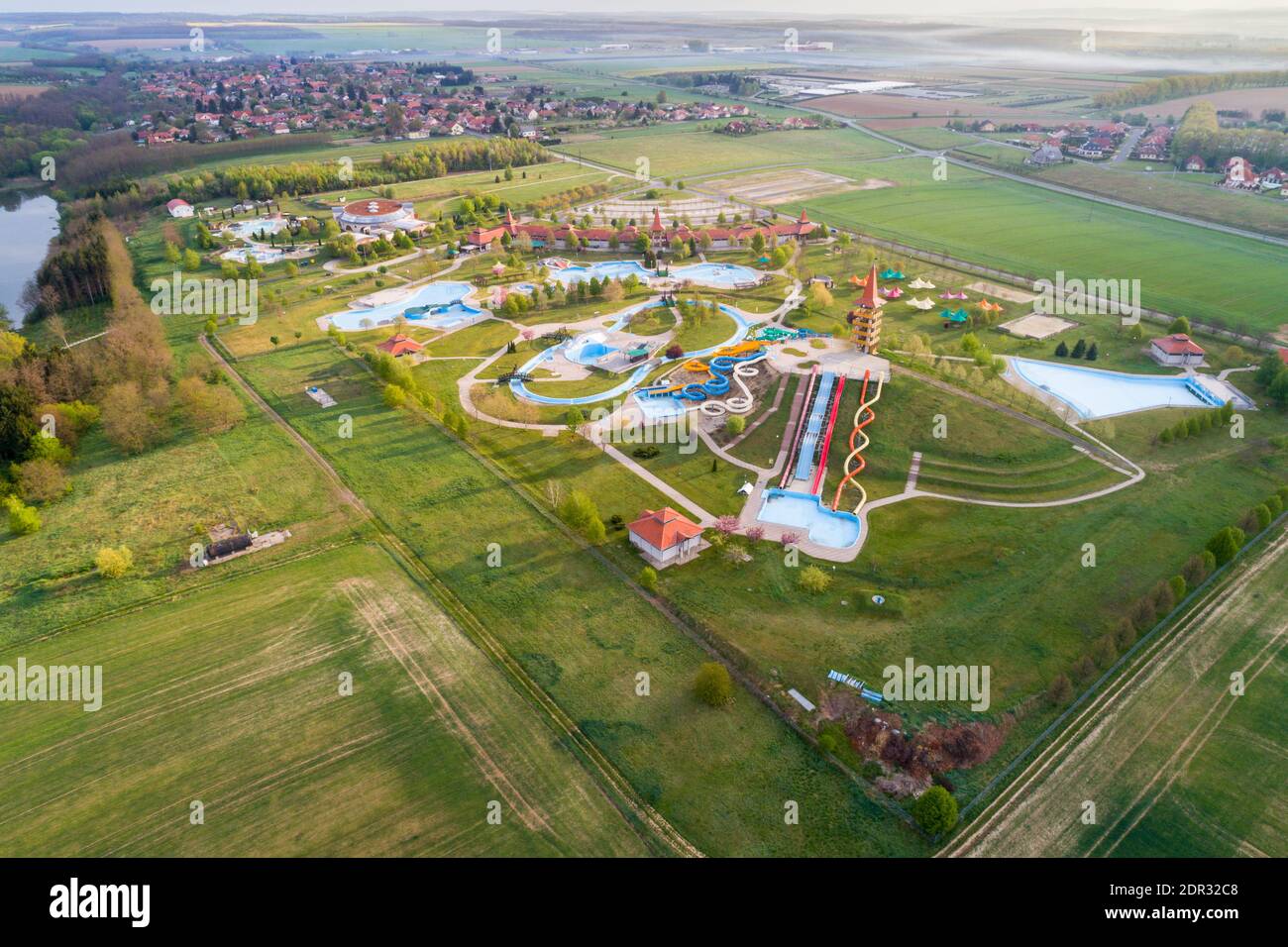 Aerial waterparks hi-res stock photography and images - Alamy