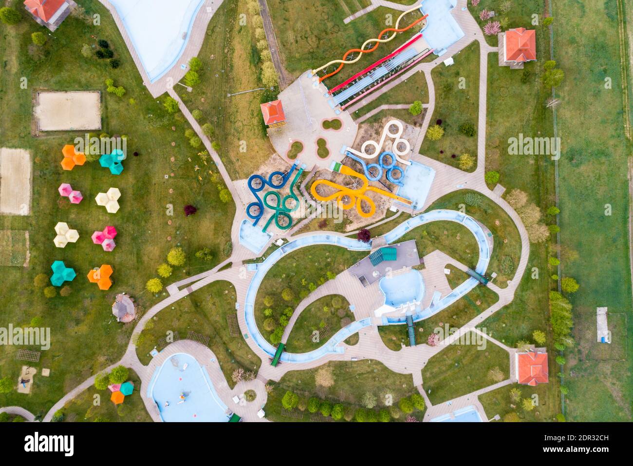 Aerial waterparks hi-res stock photography and images - Alamy