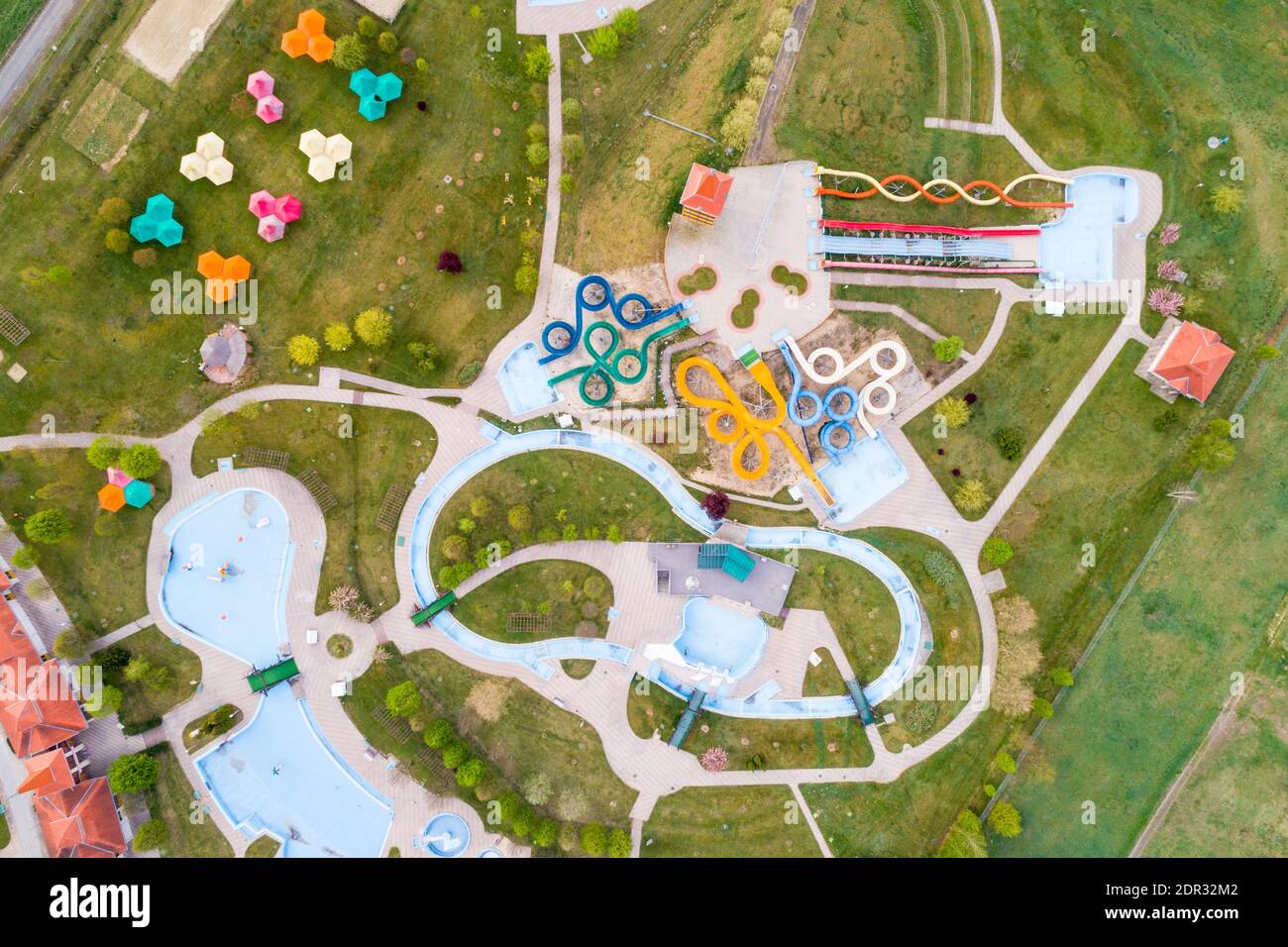 Aerial waterparks hi-res stock photography and images - Alamy