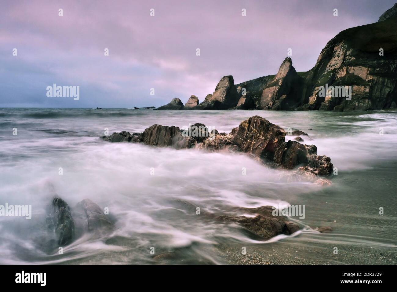 Wyscombe beach hi-res stock photography and images - Alamy