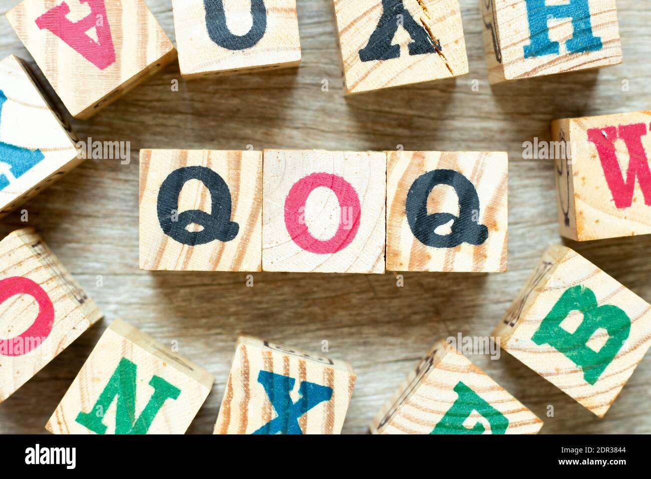 Qoq alphabet hi-res stock photography and images - Alamy