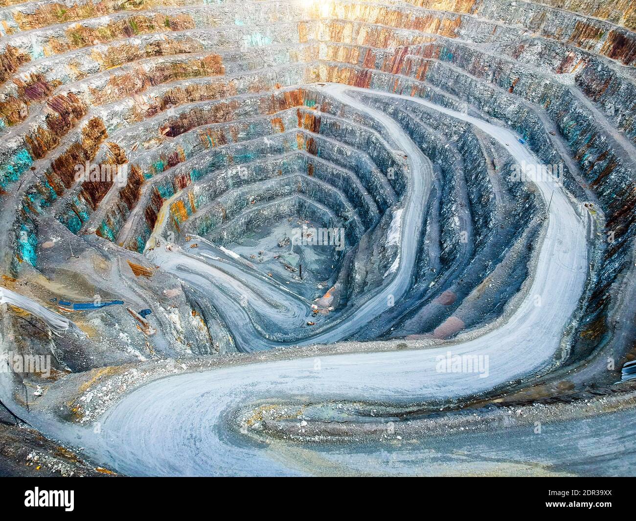 Mine pit full of water hi-res stock photography and images - Alamy