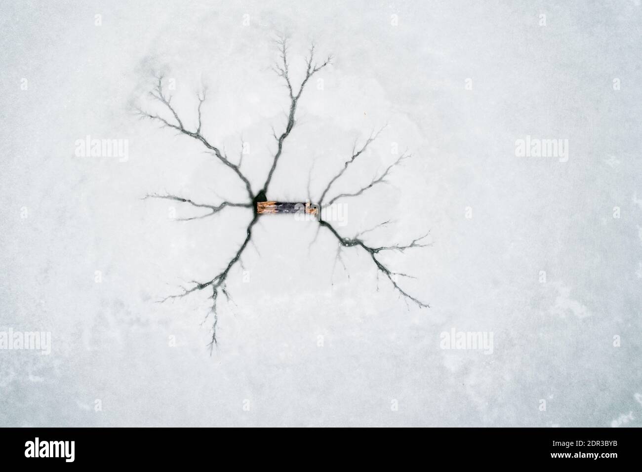 Natural ice background, frozen lake Stock Photo - Alamy