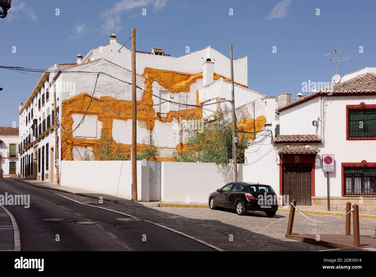 Traditional Street in Ronda, Spain Stock Photo - Alamy