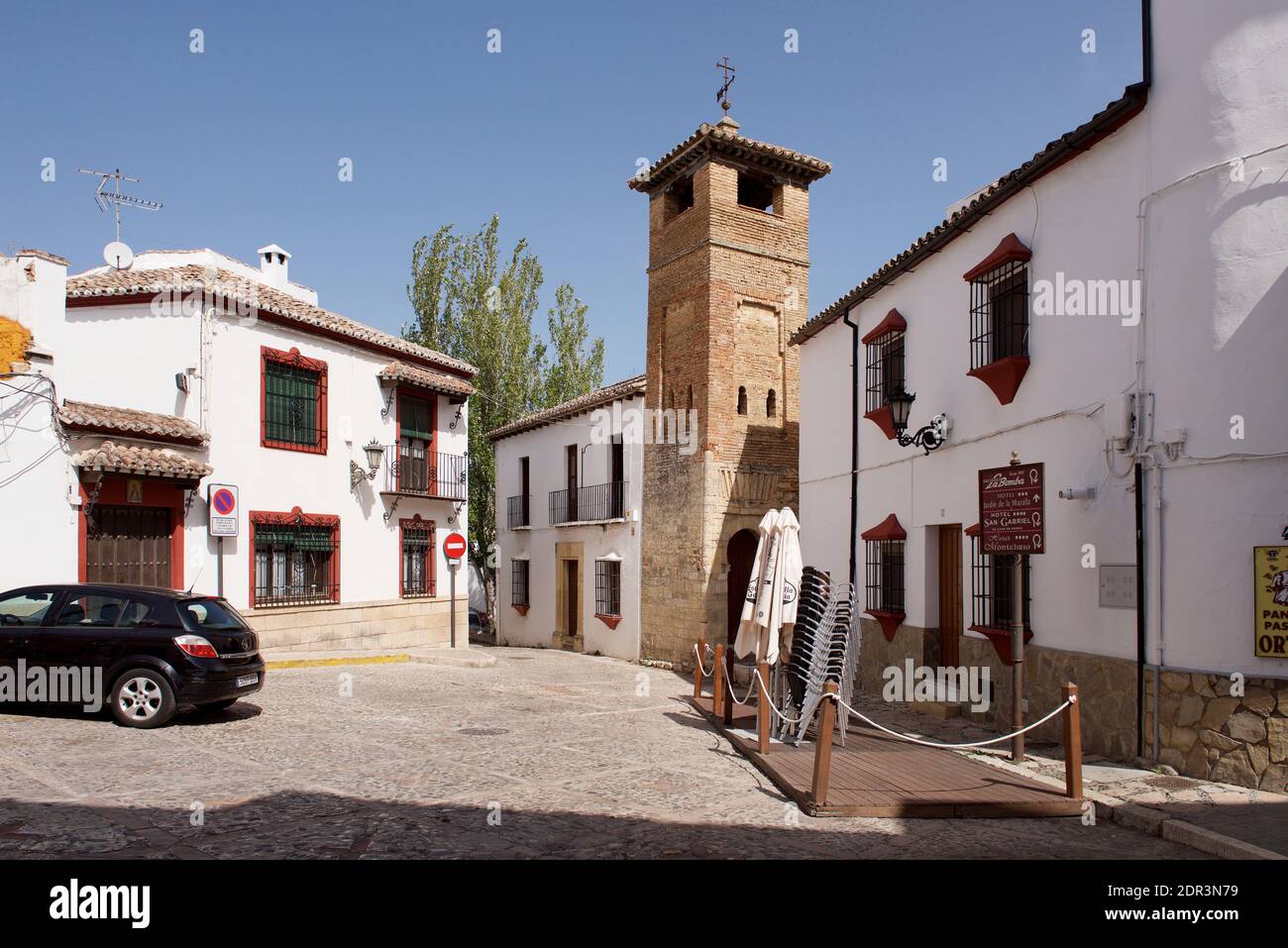 Traditional Street in Ronda, Spain Stock Photo - Alamy