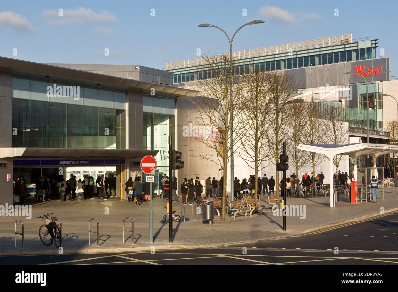 The newly reopened Shepherd's Bush tube station, after a major ...