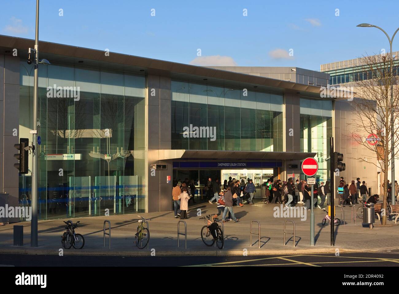 The newly reopened Shepherd's Bush tube station, after a major ...