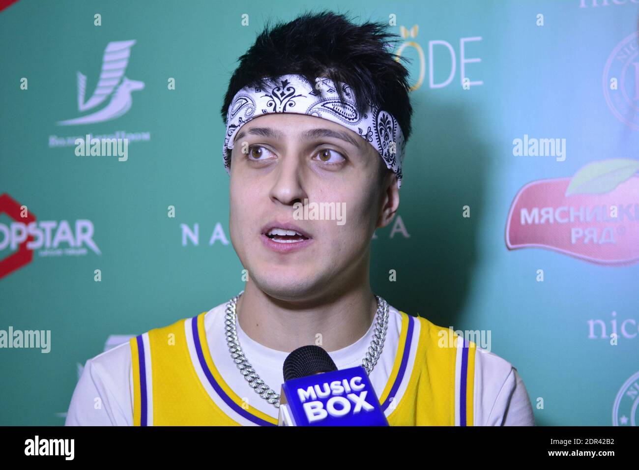 Filming of the Great New Year's Concert of the Music Box TV channel ...