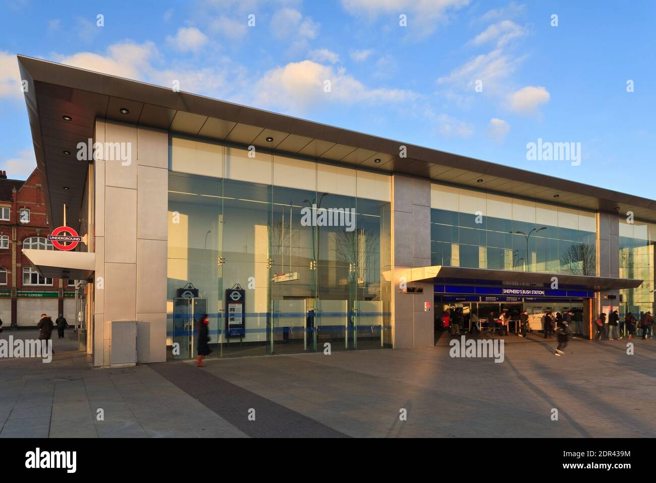 The newly reopened Shepherd's Bush tube station, after a major ...