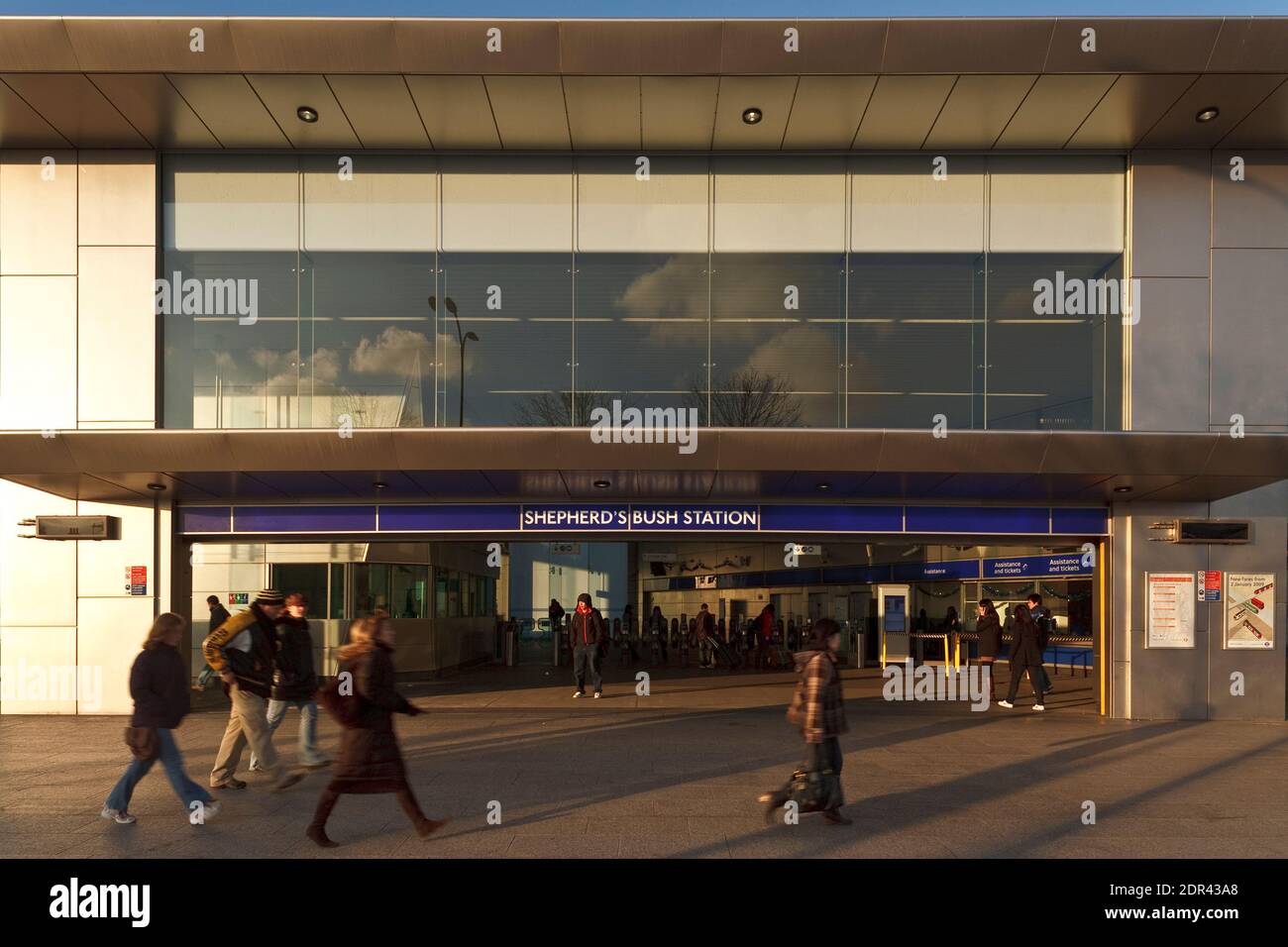 The newly reopened Shepherd's Bush tube station, after a major ...