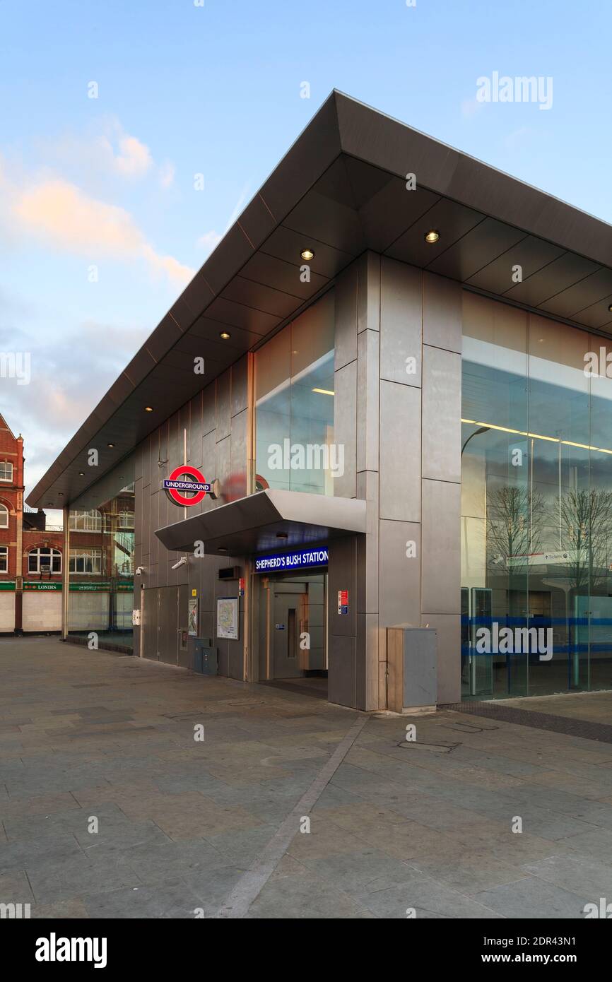 The newly reopened Shepherd's Bush tube station, after a major ...