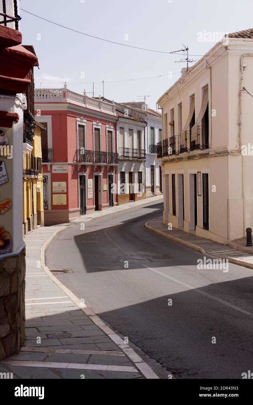 Traditional Street in Ronda, Spain Stock Photo - Alamy