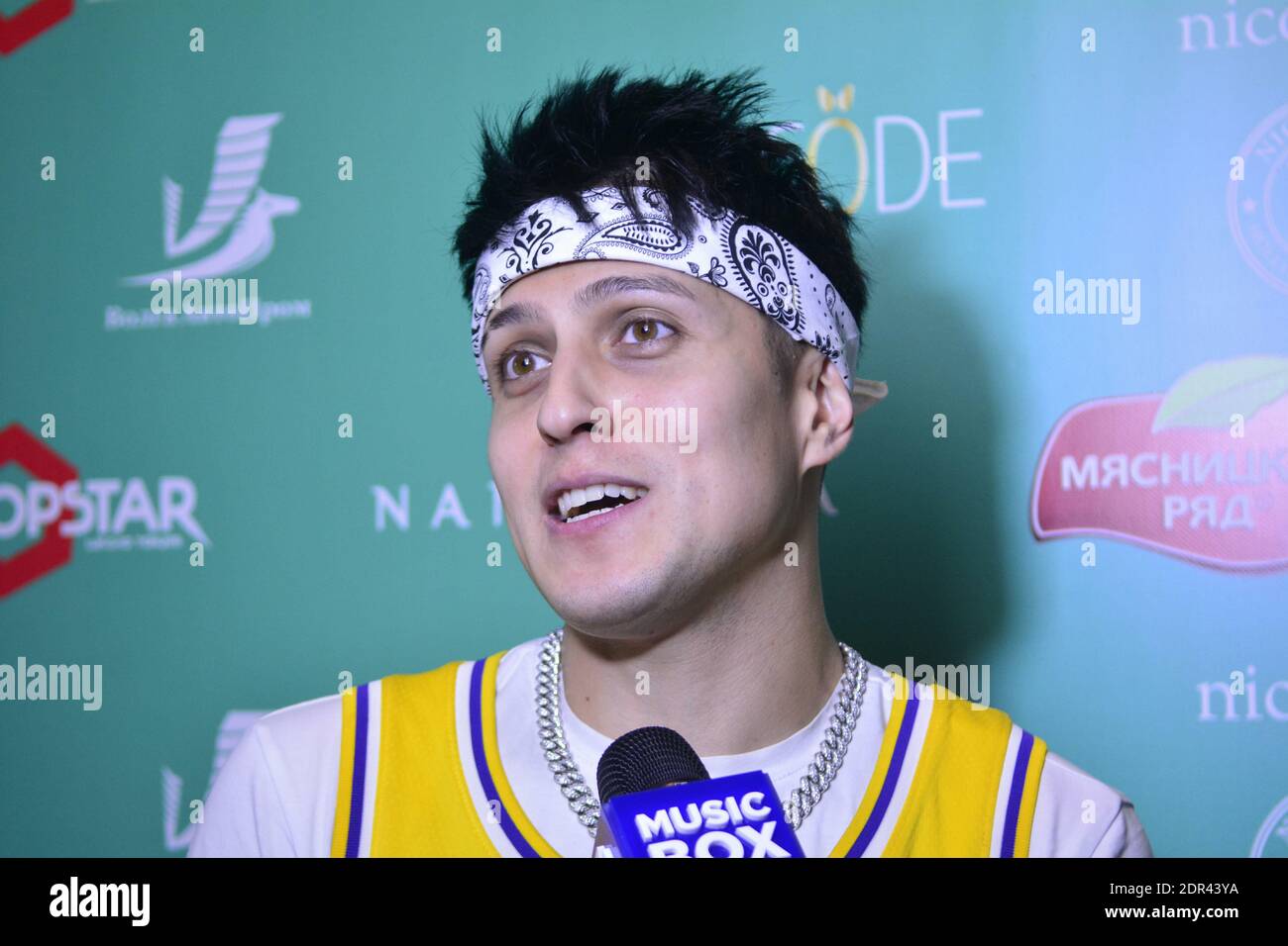 Filming of the Great New Year's Concert of the Music Box TV channel ...