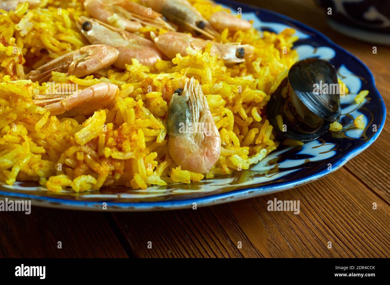Meygoo polo - flavourful prawn rice dish from the south of Iran Stock ...